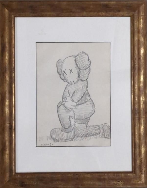 KAWS | Original Drawing in the Manner of Kaws | MutualArt