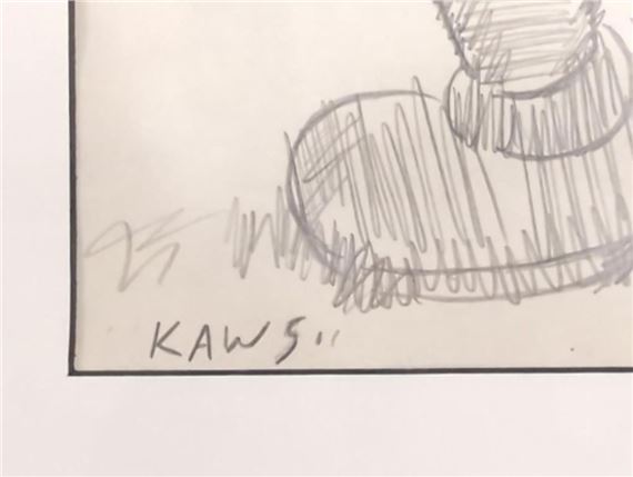 KAWS | Original Drawing in the Manner of Kaws | MutualArt