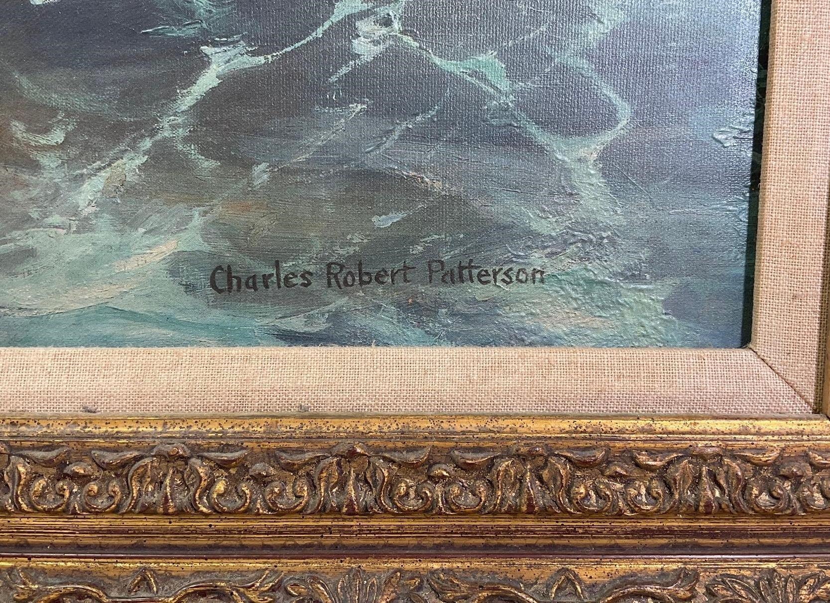 Charles Patterson | Masted ship on open seas | MutualArt