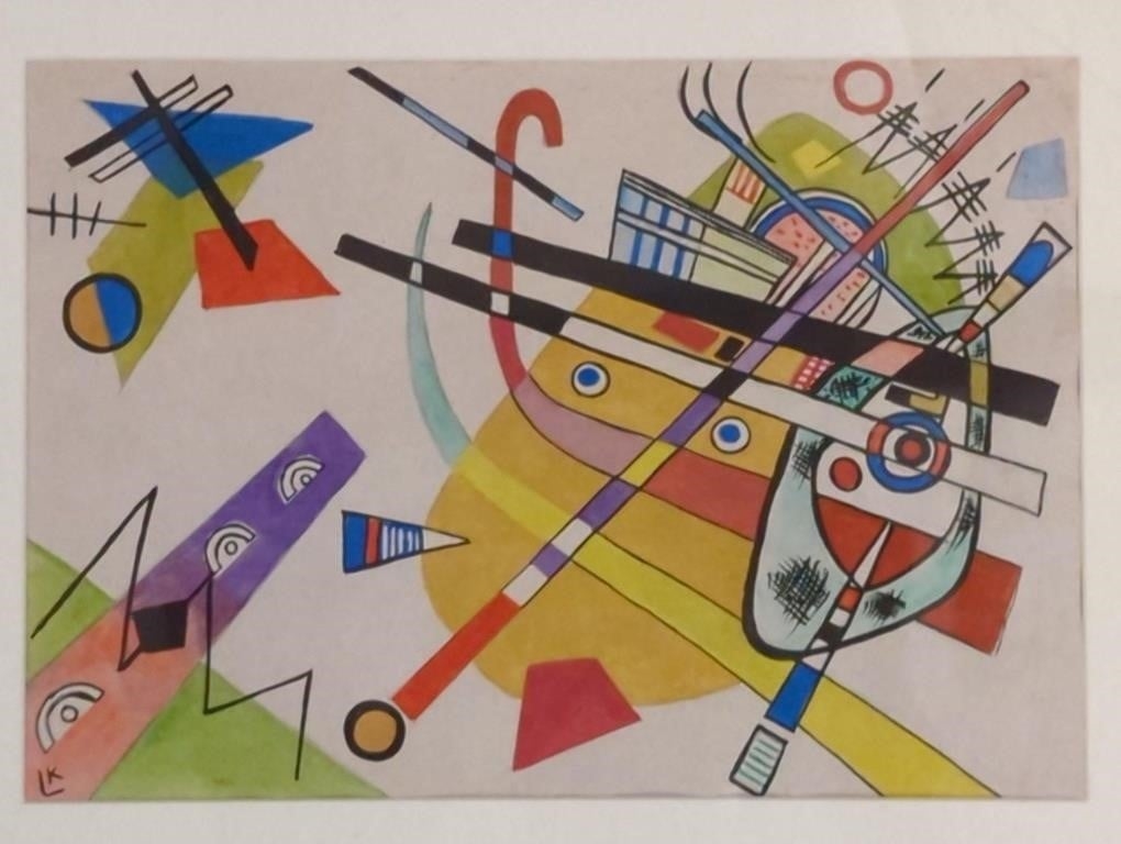 Wassily Kandinsky | Original in the Manner of Wassily Kadinski | MutualArt
