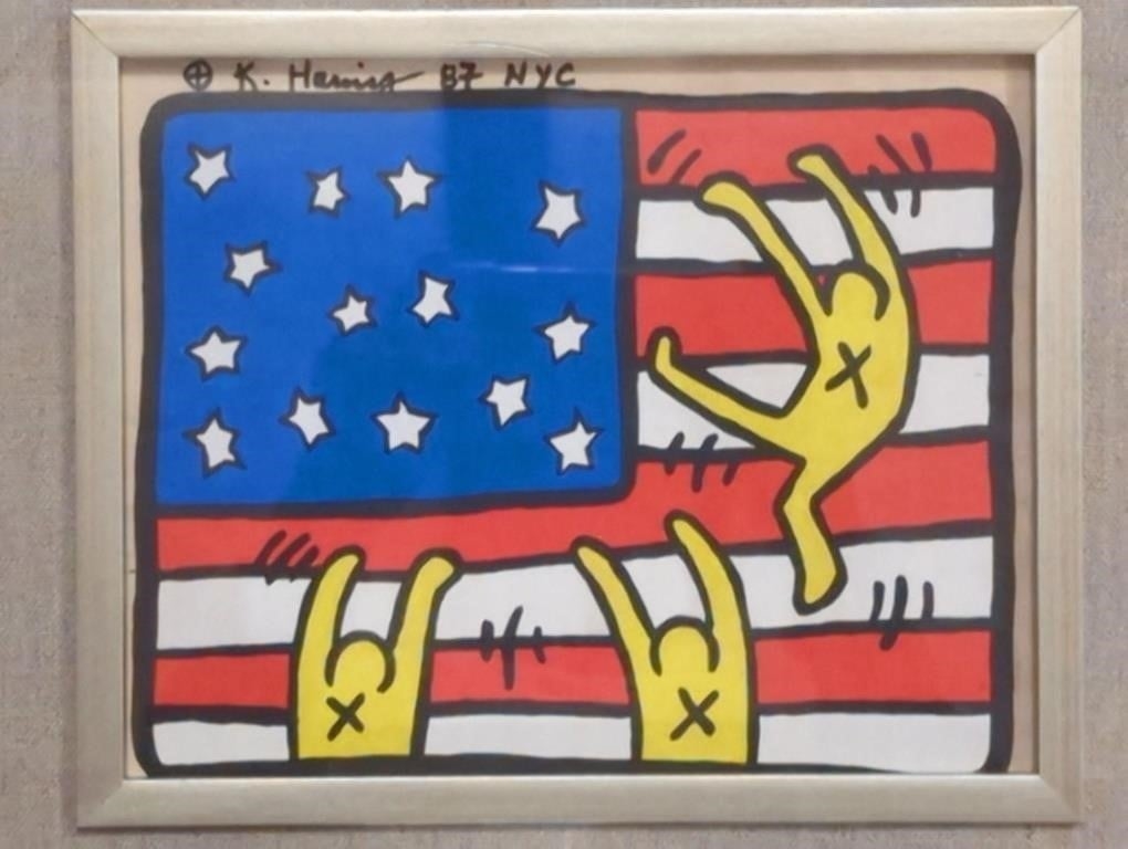 Keith Haring | Original in the Manner of Keith Haring | MutualArt