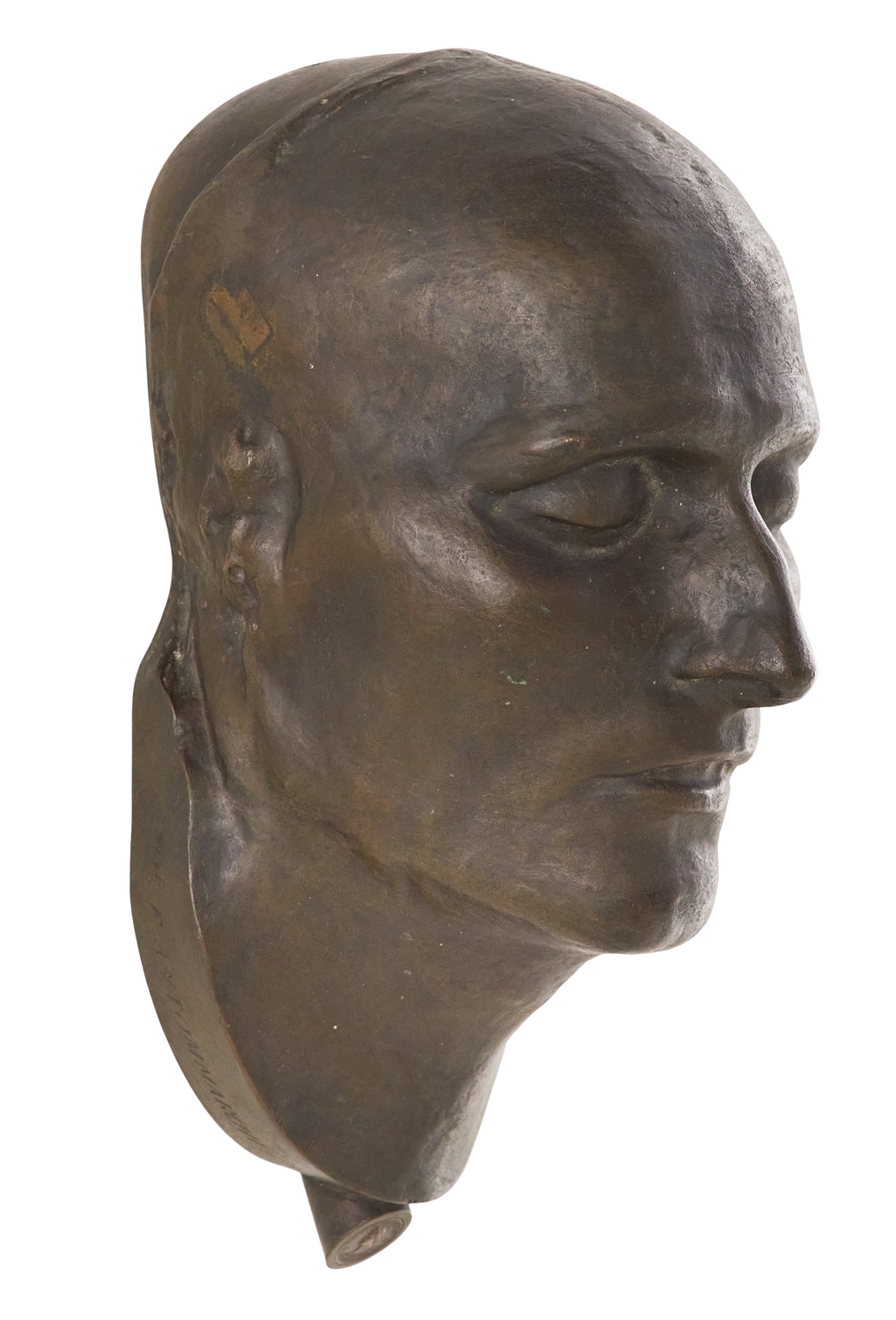François Antommarchi | French Patinated Bronze Death Mask of Napoleon ...