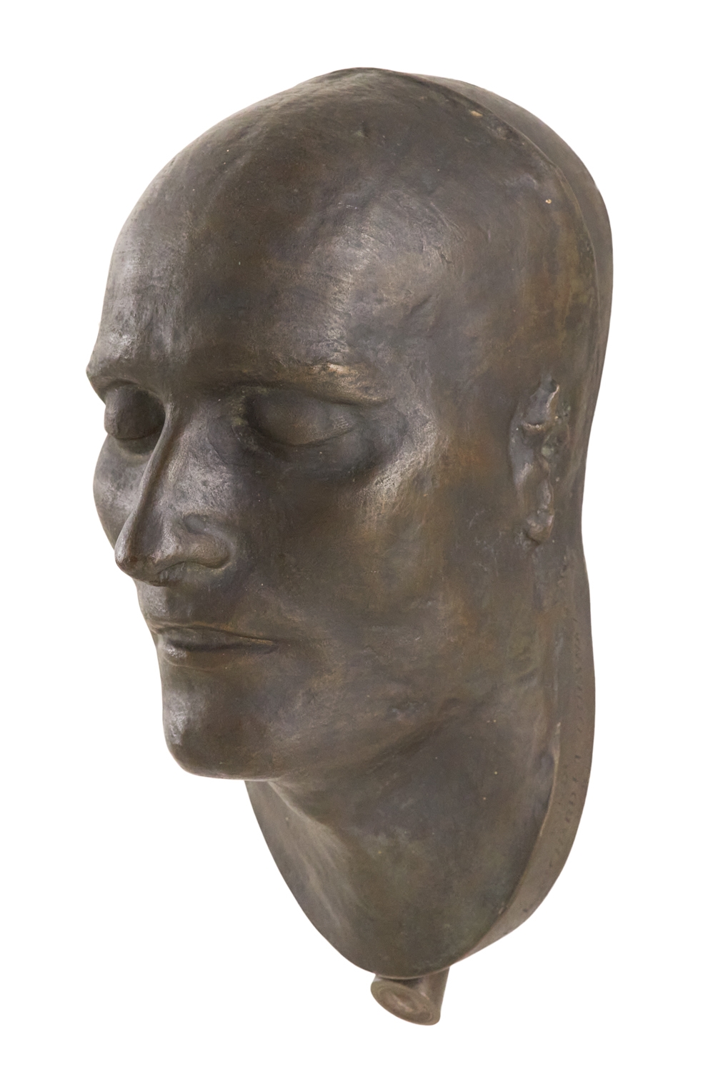 François Antommarchi | French Patinated Bronze Death Mask of Napoleon ...