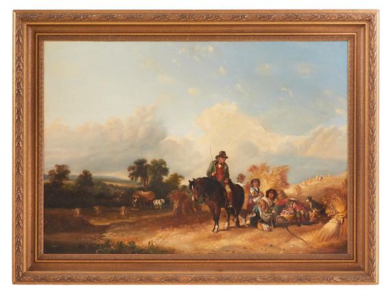 Hugh Collins | Grain Harvest, Lowlands (1864) | MutualArt