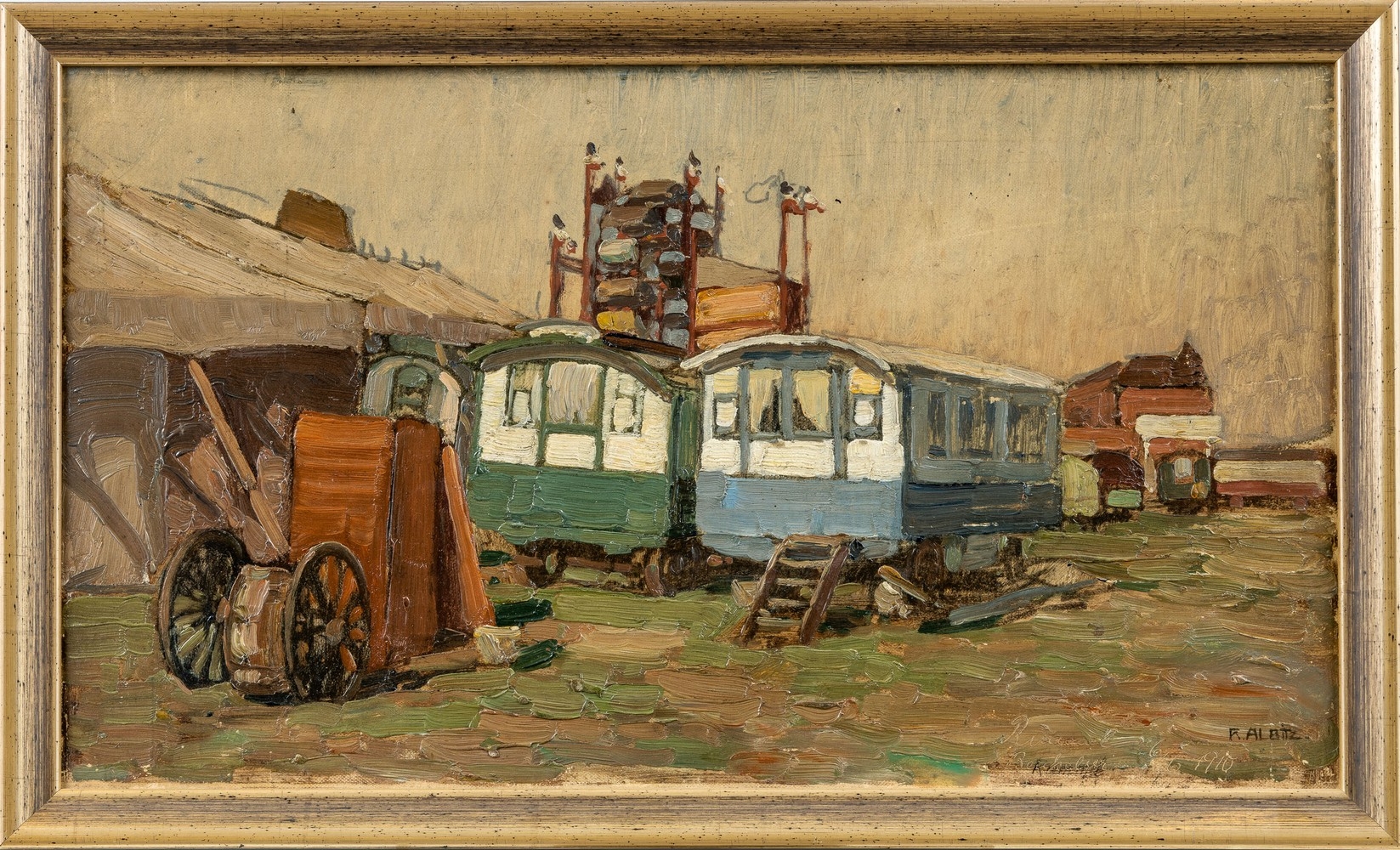 Richard Albitz | Rummelplatz in Berlin-Moabit (1910) | MutualArt