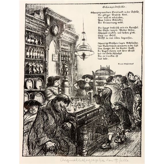 Heinrich Zille | Vier Blätter zur Folge Der Bildermann (1916) | MutualArt