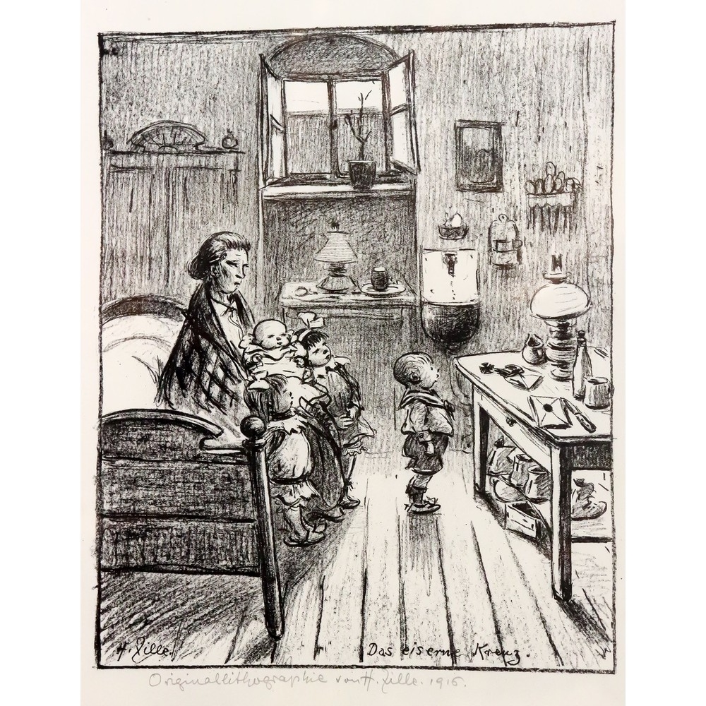 Heinrich Zille | Vier Blätter zur Folge Der Bildermann (1916) | MutualArt