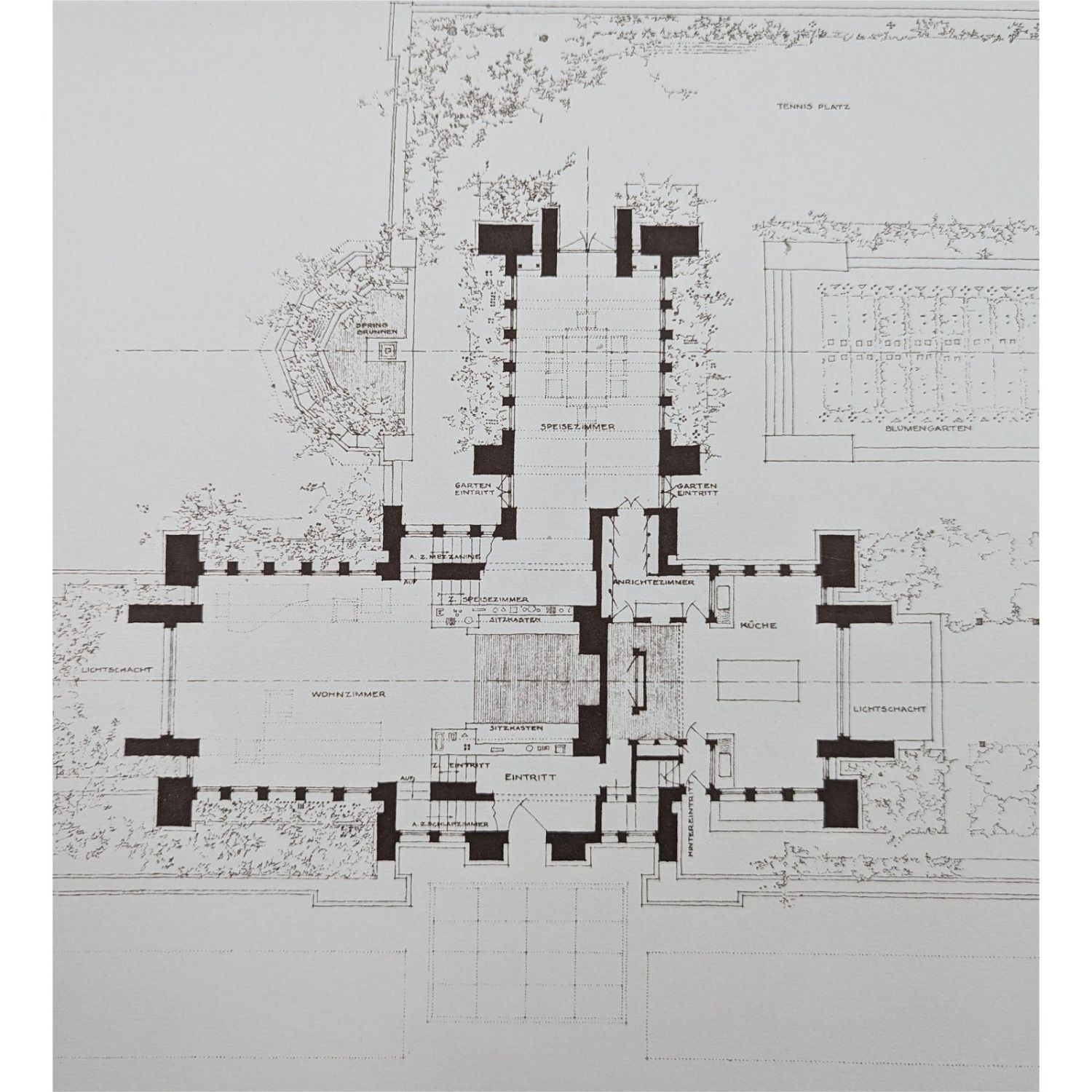 Frank Lloyd Wright | Floorplan | MutualArt