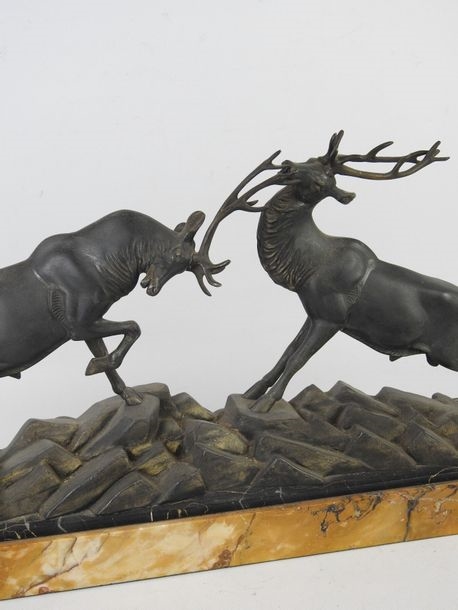 Irénée Rochard | Stag fight | MutualArt