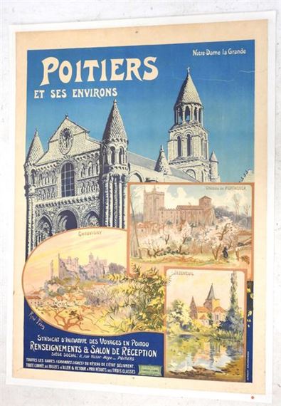 Rene Pean | Poitiers and its surroundings - Notre Dame La Grande (1910 ...
