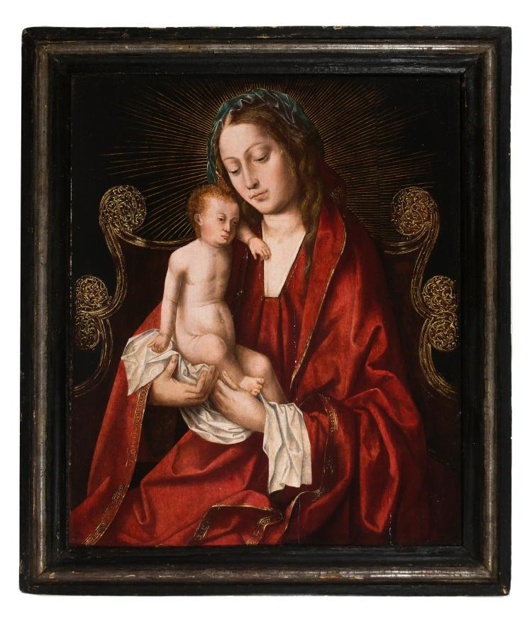Flemish School, 16th Century | Madonna and Child (Early 16th Century) | MutualArt