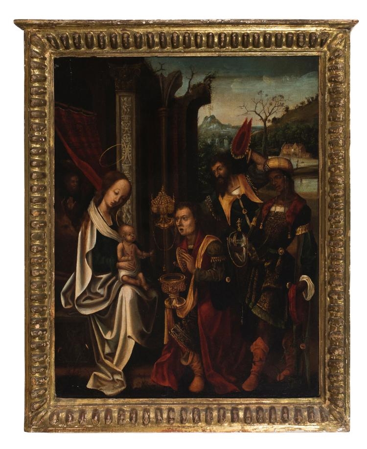 Hispano-Flemish School, 15th Century | The Adoration of the Magi (Late 15th Century) | MutualArt
