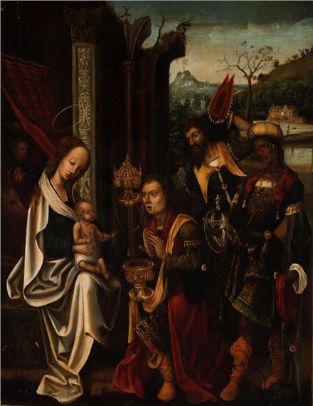 Hispano-Flemish School, 15th Century | The Adoration of the Magi (Late 15th Century) | MutualArt