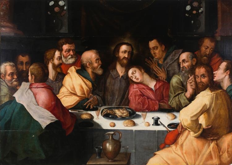 Flemish School, 16th Century | The Last Supper (16th Century) | MutualArt
