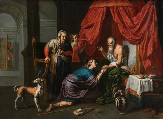 Willem Van Herp | Jacob deceiving his father Isaac | MutualArt
