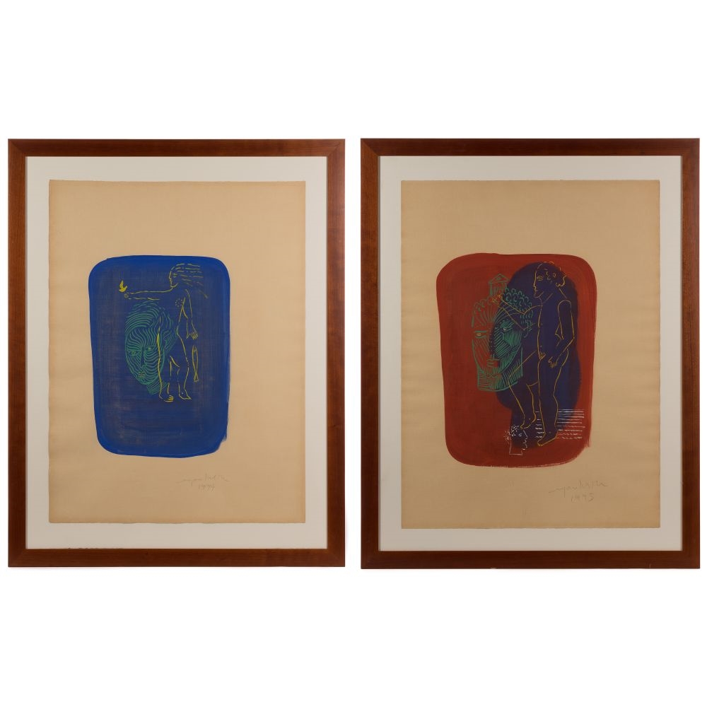 Marco del Re | Abstract figural scenes (1994 - 1995) | MutualArt