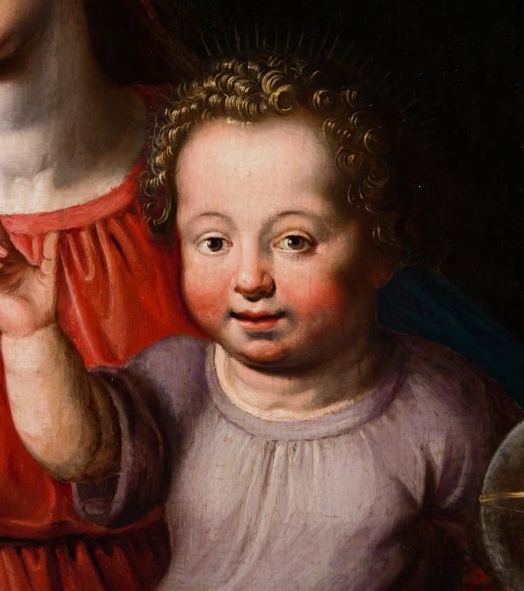 Flemish School 17th Century | The Madonna and Child (16th Century) | MutualArt