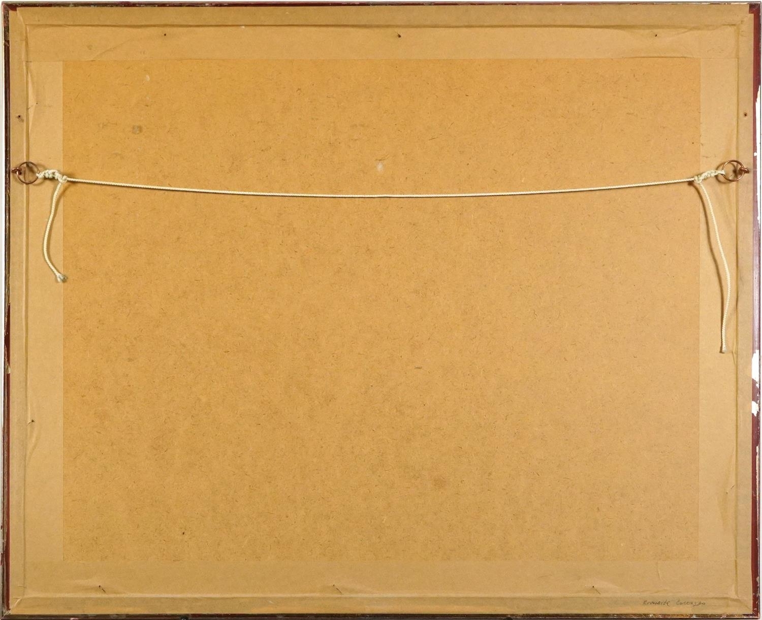 Colin Kent | Harbour with moored boats and cottages | MutualArt