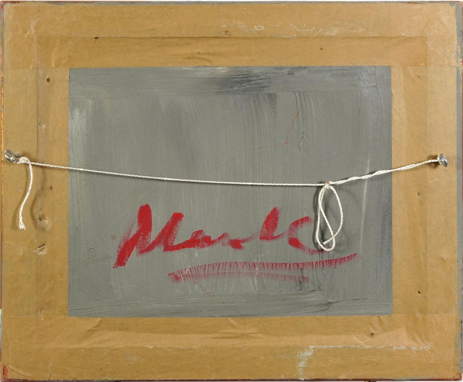 Markey Robinson | Figures and cottages before a mountainous landscape ...