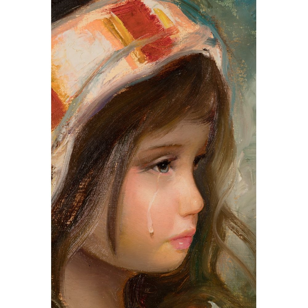 S. Barcellini | A portrait of a crying child | MutualArt