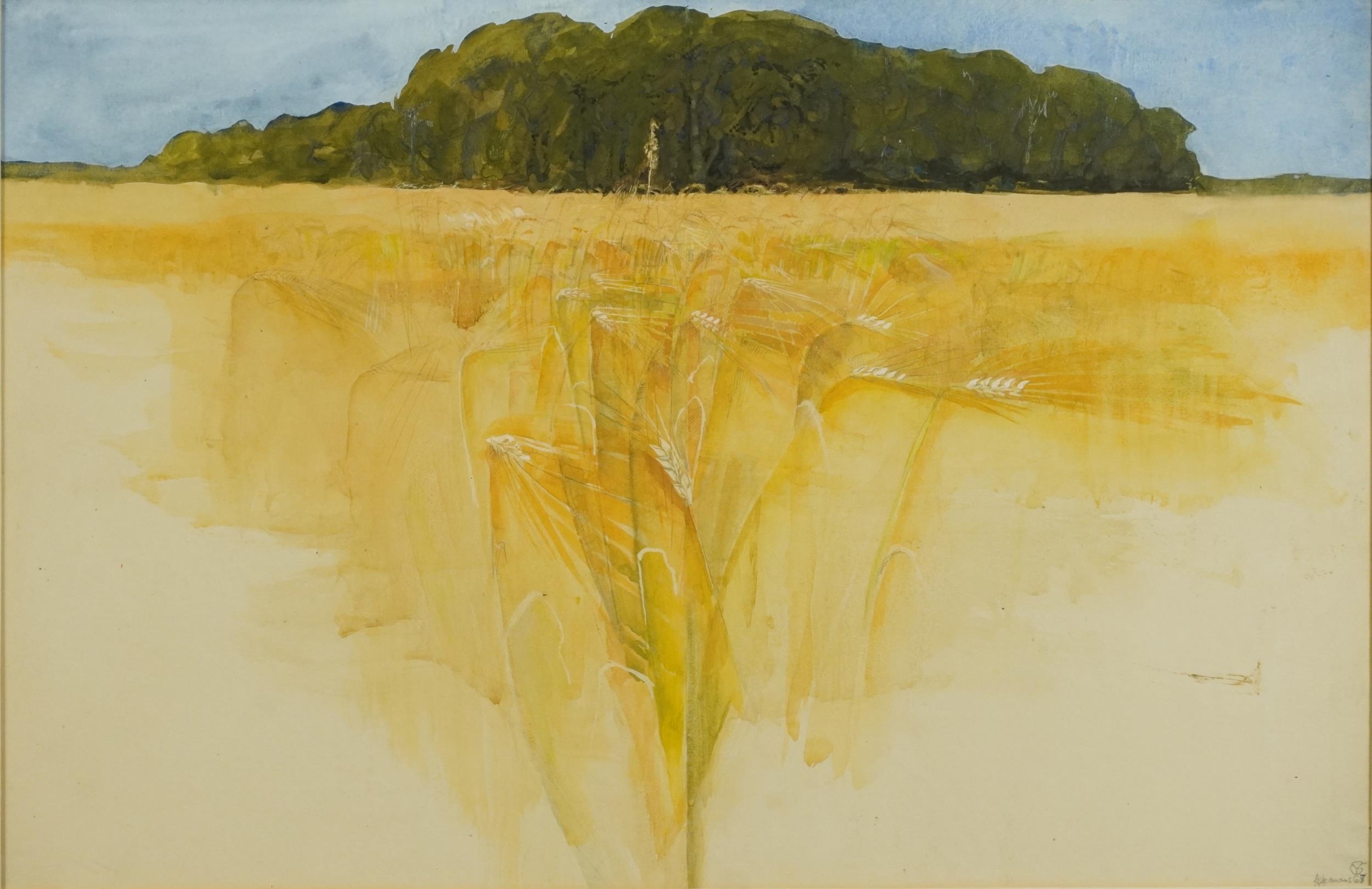 Geoffrey Yeomans | Wheat fields | MutualArt