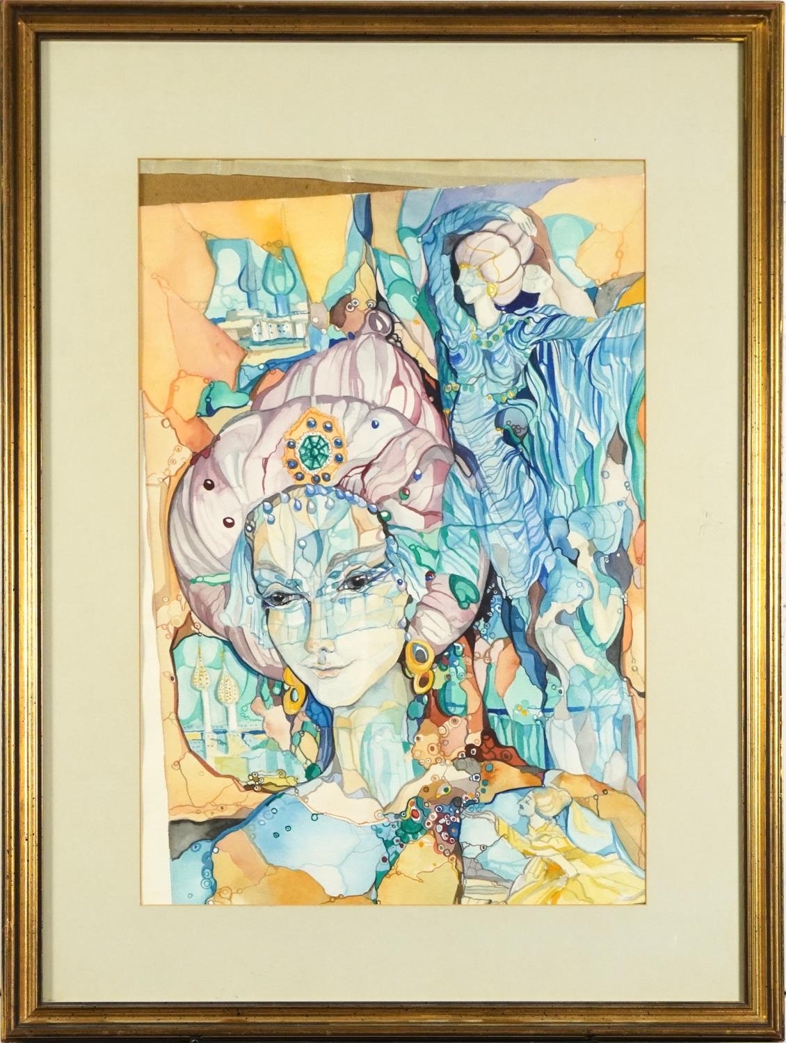 Roxane Lobanov Rostovsky | Female with butterflies and female portraits ...