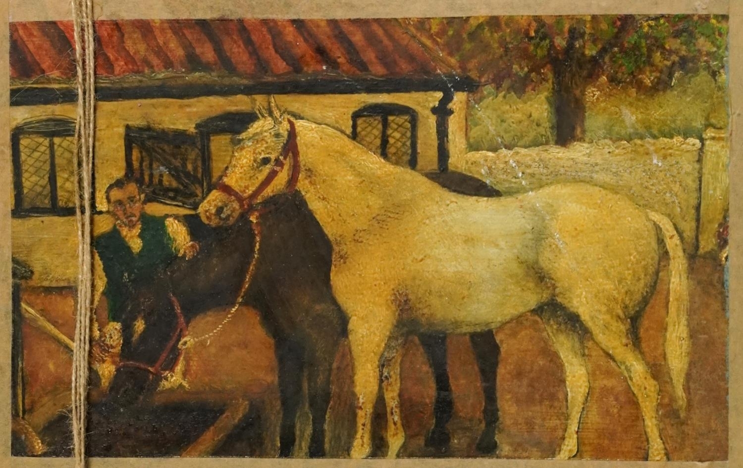 Laurence Stephen Lowry | Three figures and a dog | MutualArt