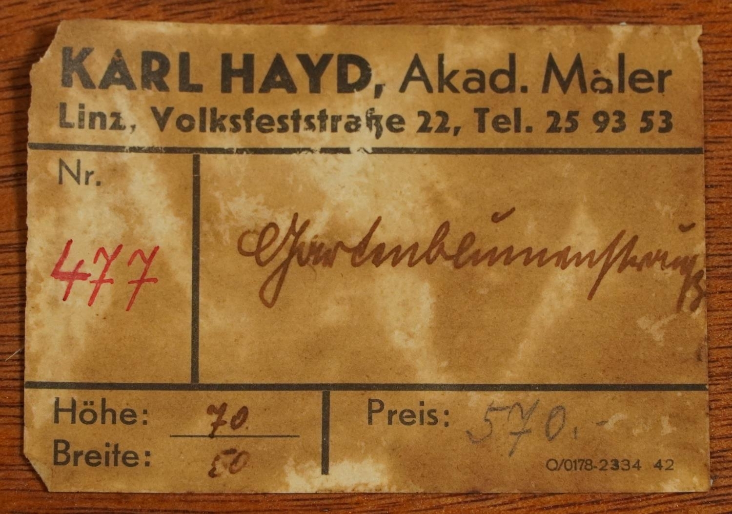 Karl Hayd | Still life flowers in a vase | MutualArt