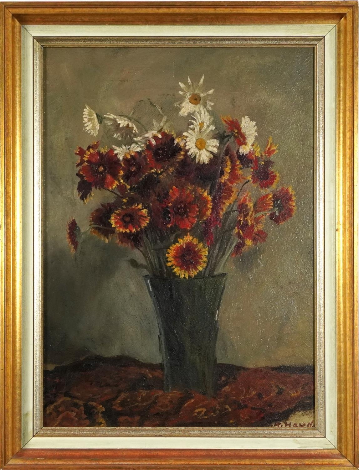 Karl Hayd | Still life flowers in a vase | MutualArt