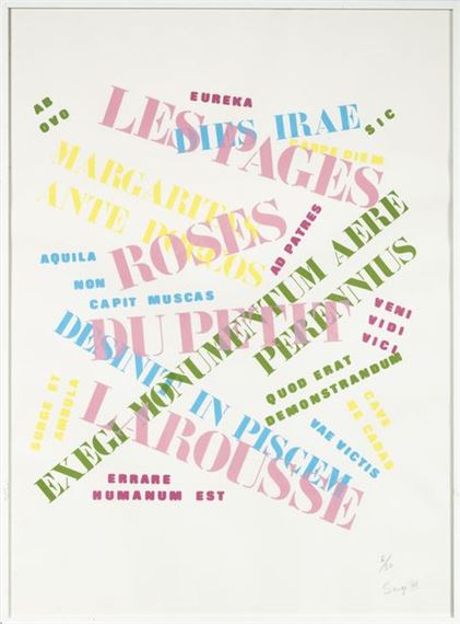 Serge III | Les pages roses du petit Larousse | MutualArt