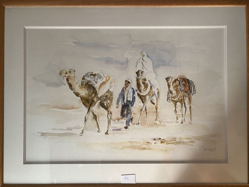 Ben Jeddi | Camels and Bedouins (98) | MutualArt