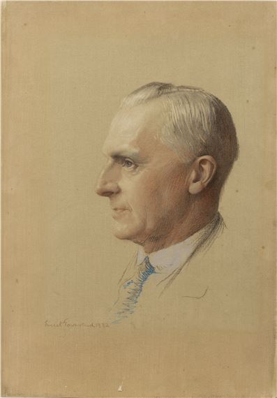 Ernest Townsend | Head and shoulders portrait of Robert Leatham Barclay ...