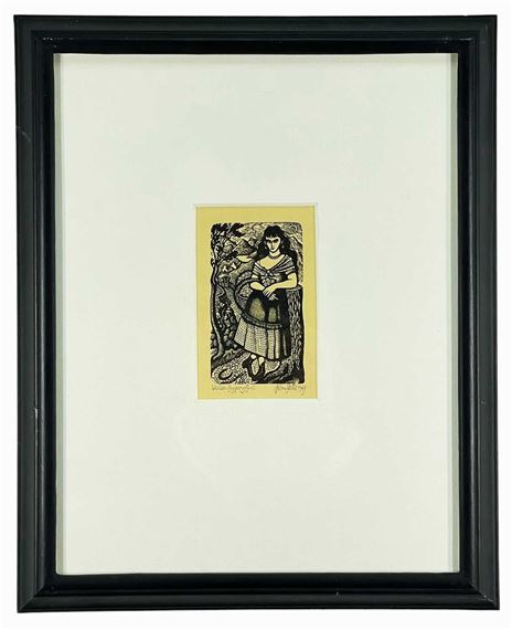 John Petts | Welsh Gypsy Girl (1949) | MutualArt