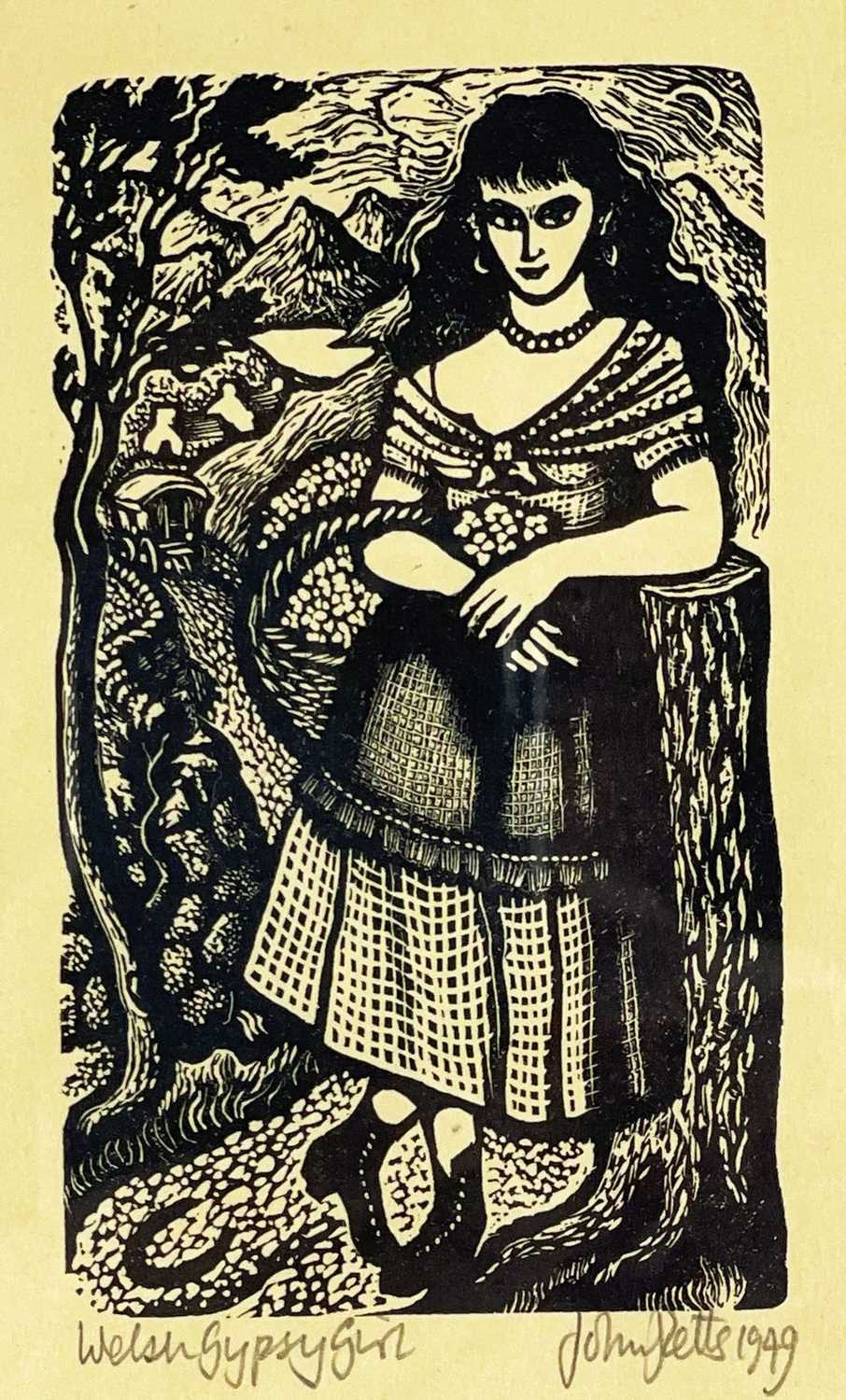 John Petts | Welsh Gypsy Girl (1949) | MutualArt