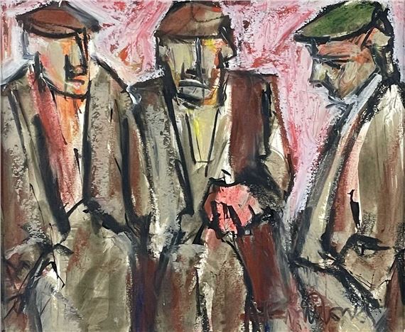 Mike Jones | Three Farmers | MutualArt