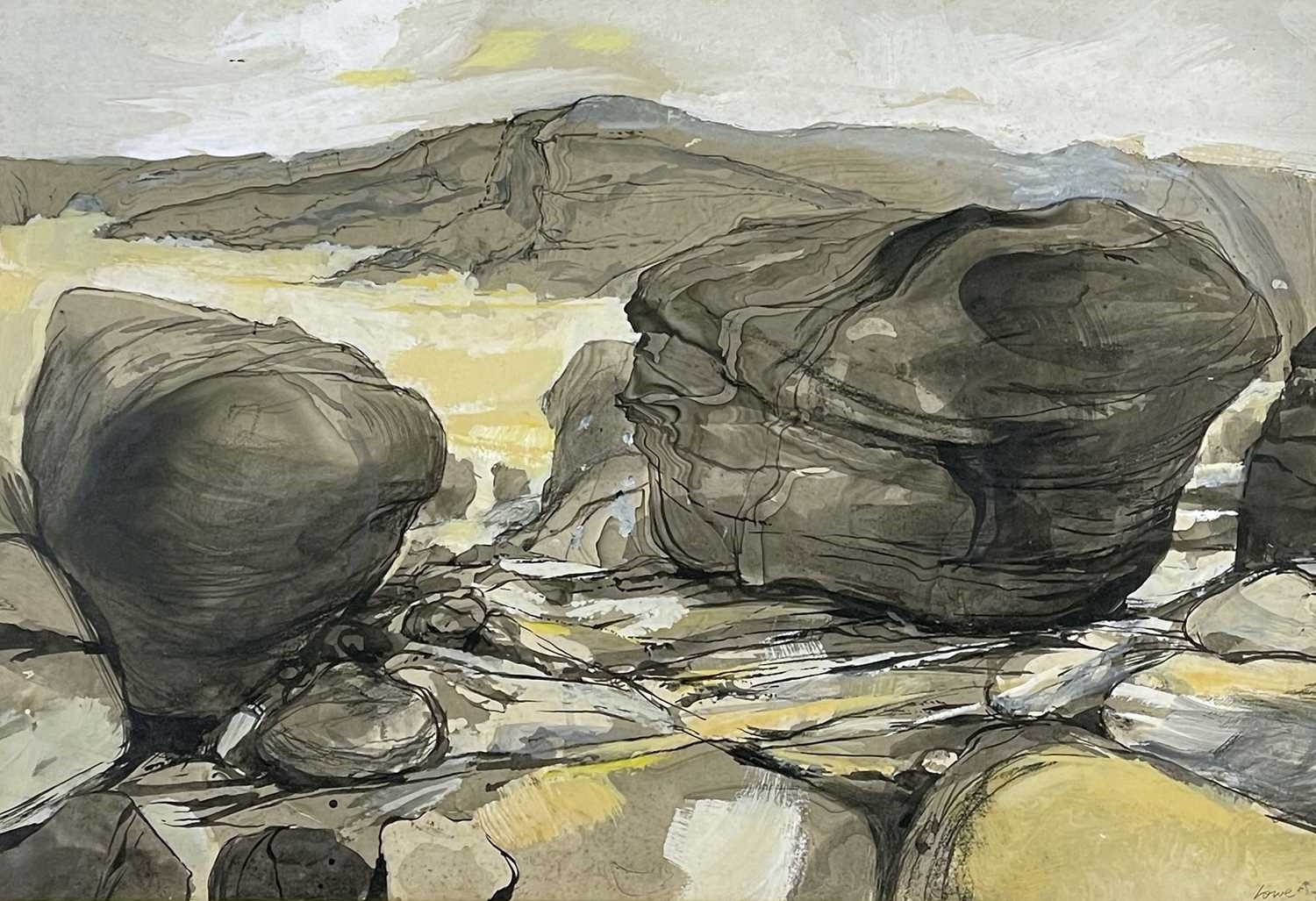 Ronald Lowe | Boulders at Low Tide | MutualArt