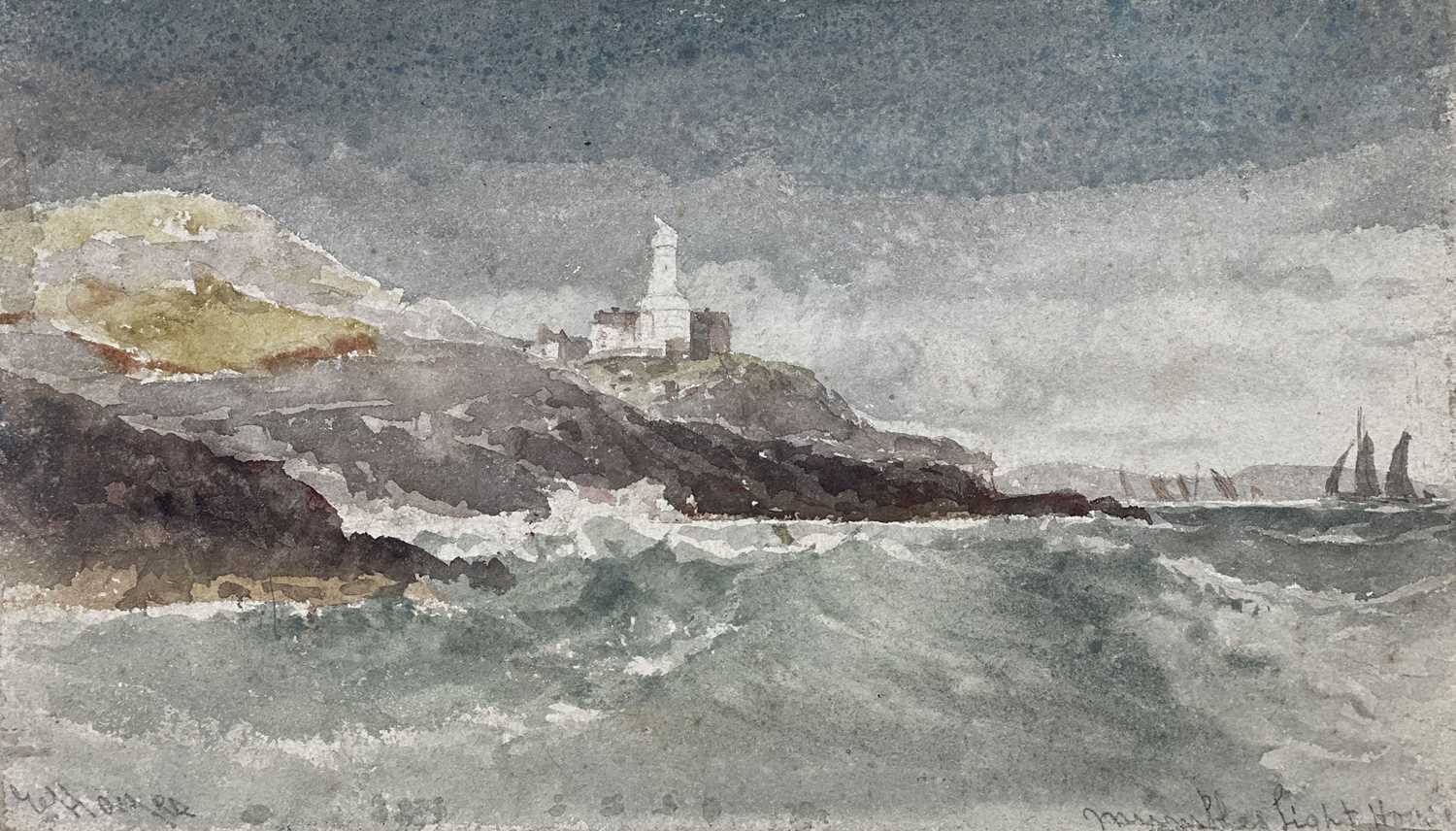Edwin Hayes | Mumbles Lighthouse | MutualArt