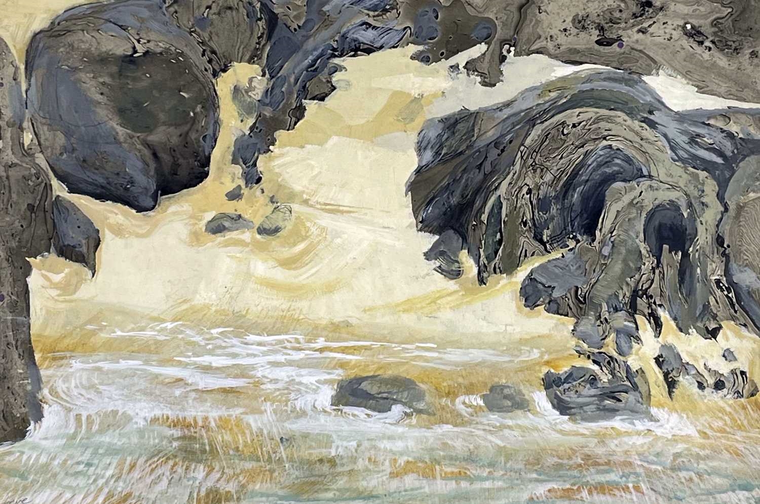 Ronald Lowe | Tide up the Beach | MutualArt