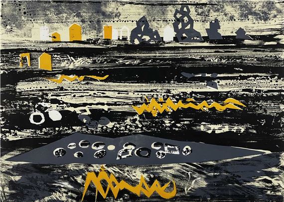 John Piper | Beach in Brittany | MutualArt