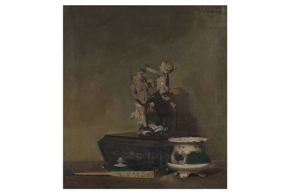 Cecil George Jackson Hay | Still life with porcelain | MutualArt