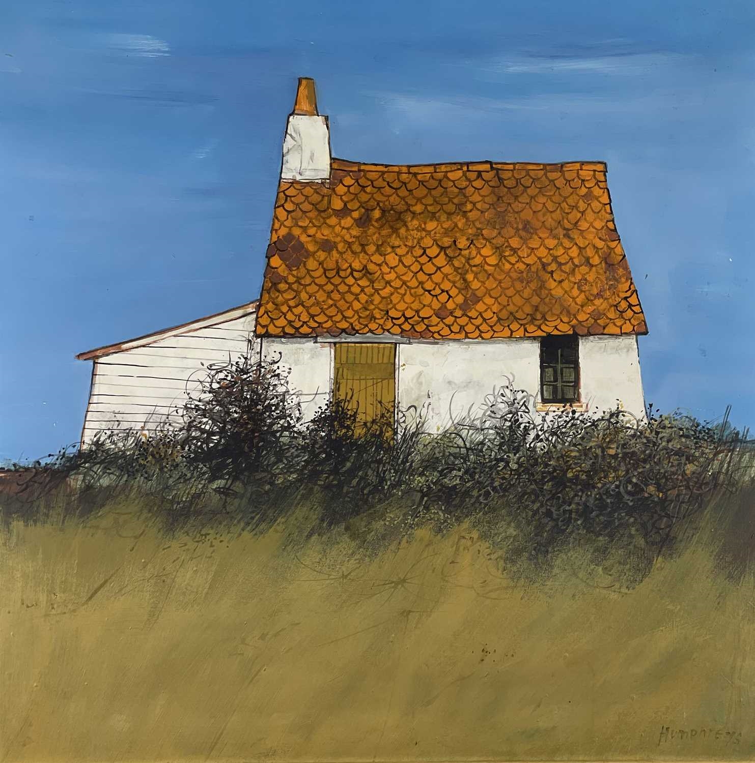 David Humphreys | whitewashed cottage with red shingle tiled roof ...