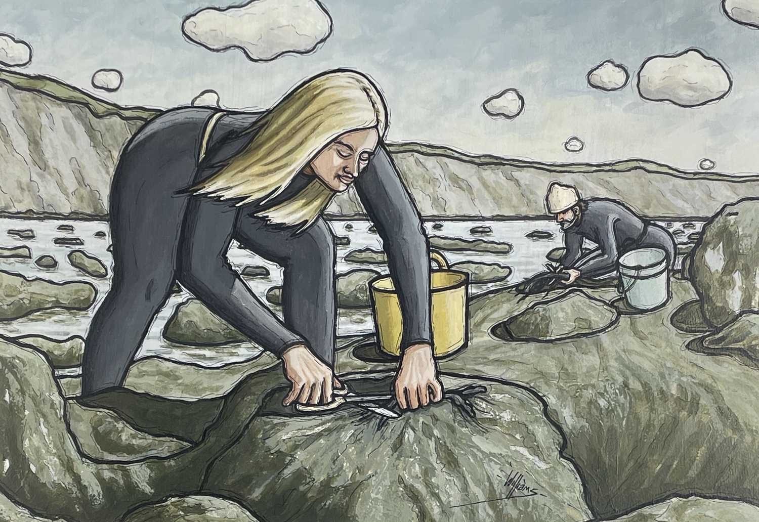 Alan Williams | Seaweed Pickers | MutualArt