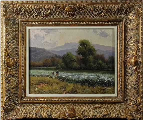 Joan Colomer Valls | Paisaje con figuras | MutualArt