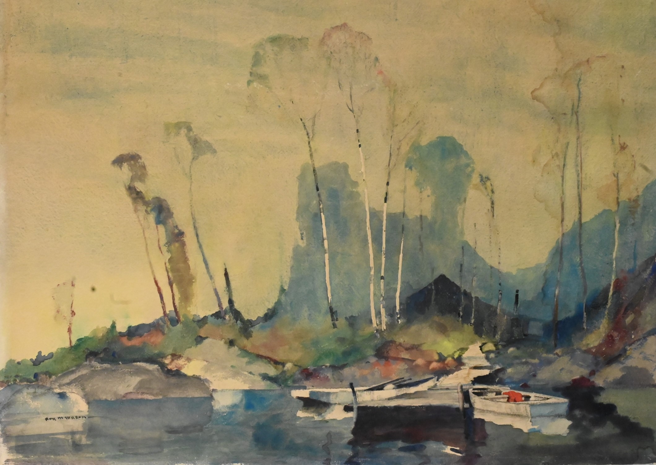 Roy M. Mason | Waves on the coast, likely California. | MutualArt