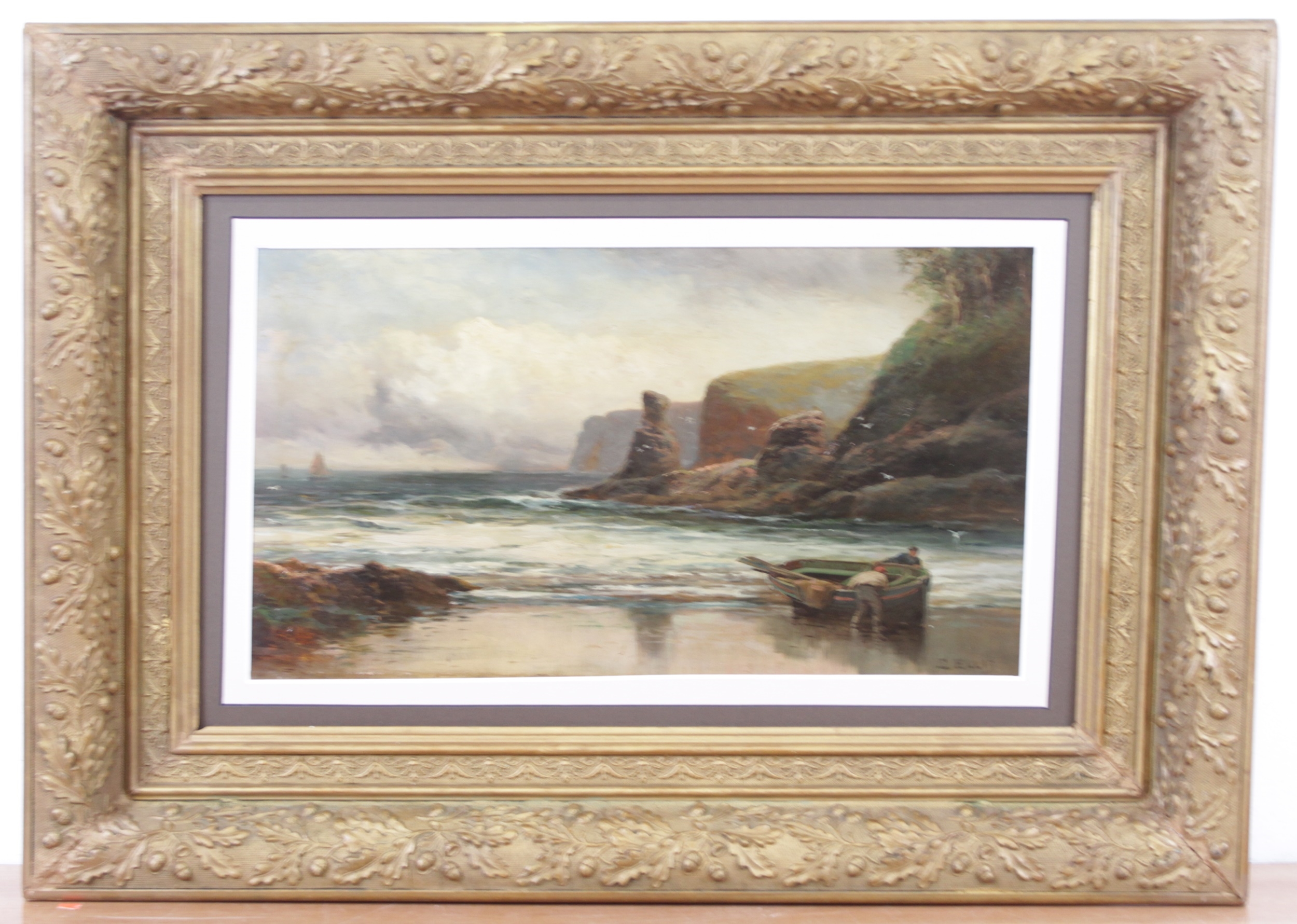 Edwin Ellis | - Coastal scene off Mizen Head | MutualArt
