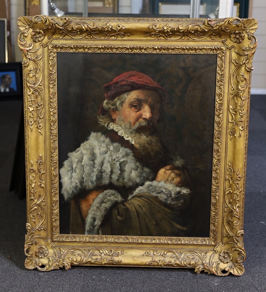 William A. Breakspeare | Portrait of a 17th century gentleman (1881 ...