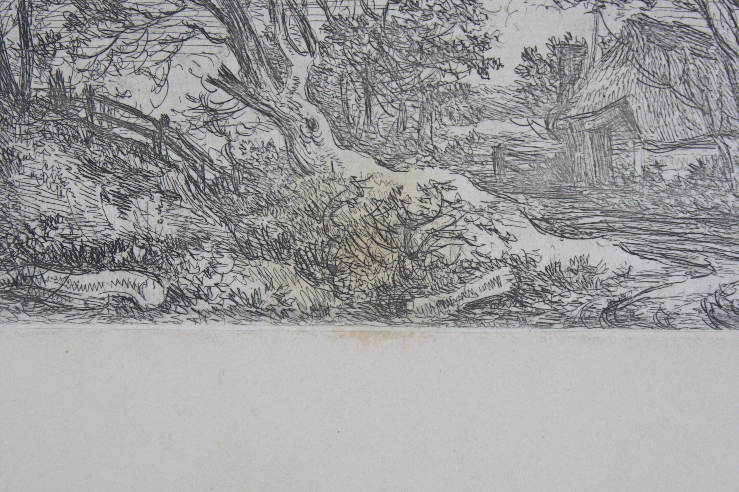John Crome | - Rustic road with barn | MutualArt