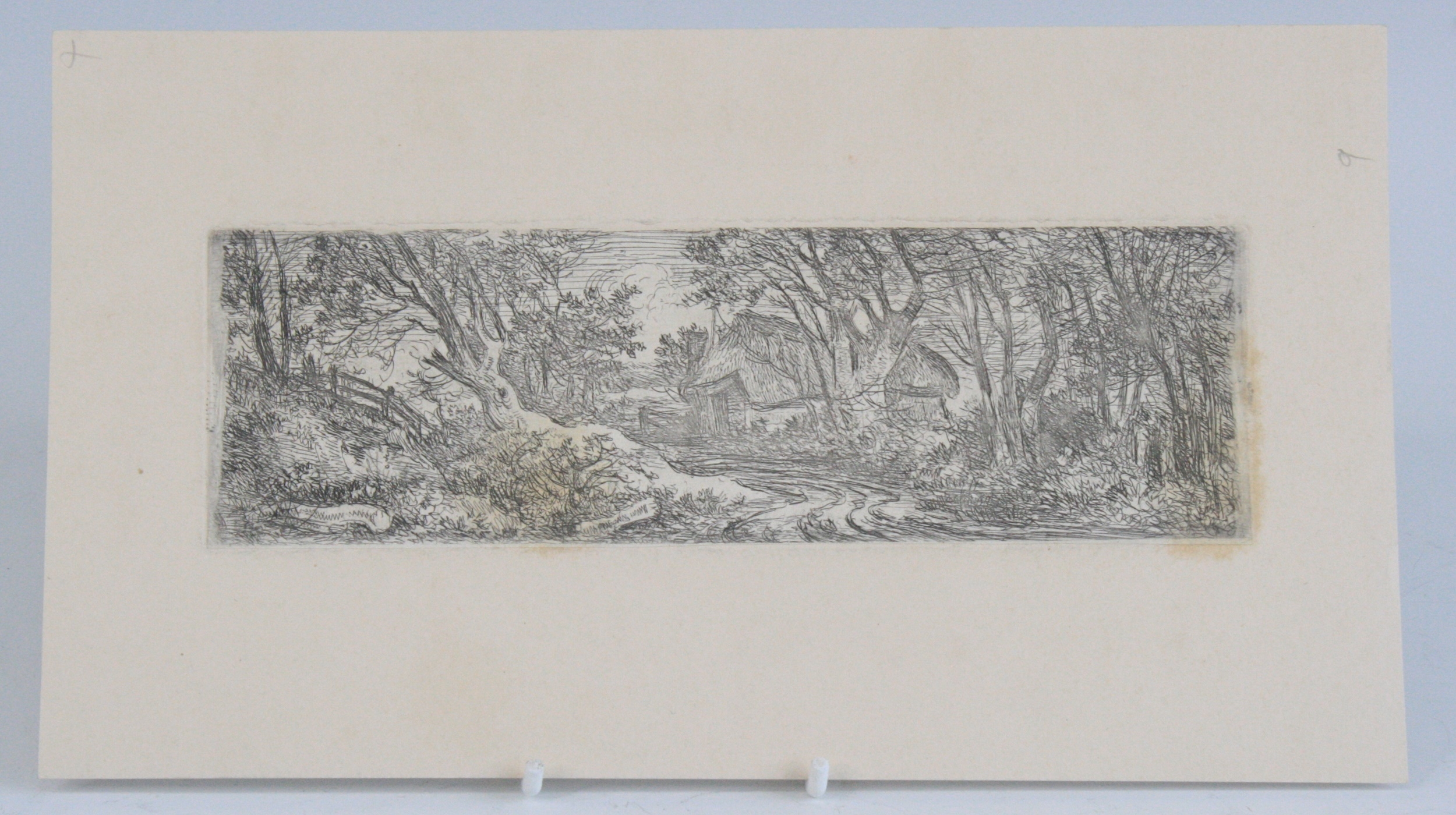 John Crome | - Rustic road with barn | MutualArt