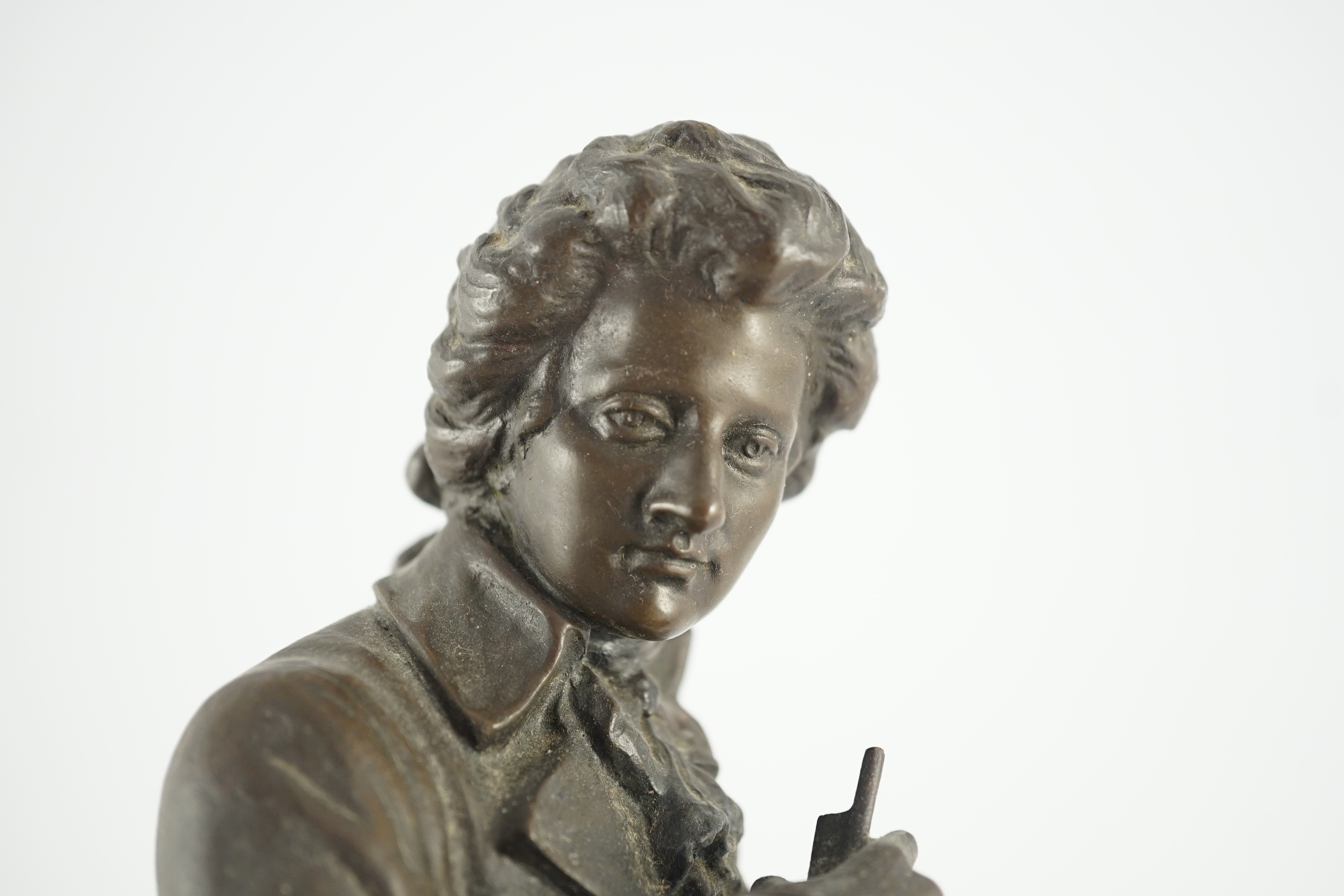 Carl Brose | Mozart holding a violin (20th Century) | MutualArt
