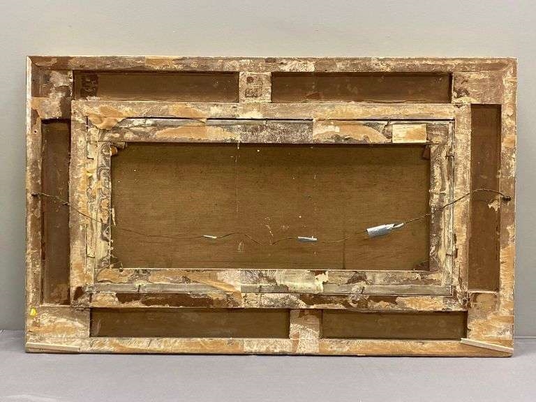 Walter James Shaw | 1897 Walter Shaw Ocean Landscape Oil Painting on ...